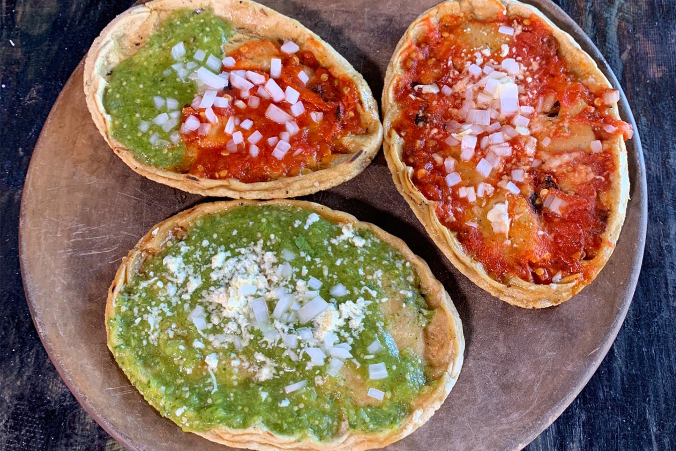 Chalupas, picaditas y memelas a la poblana