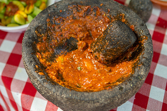 Salsa de ciruela amarilla para tu taco